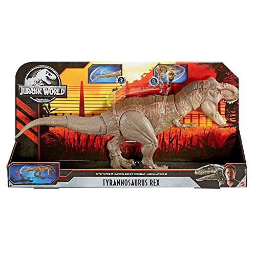 Realistic Large Tyrannosaurus Rex, Articulation & Dual-Button Activati